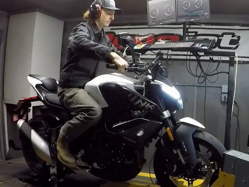 2024 CFMoto 450NK Dyno Run | Cycle World