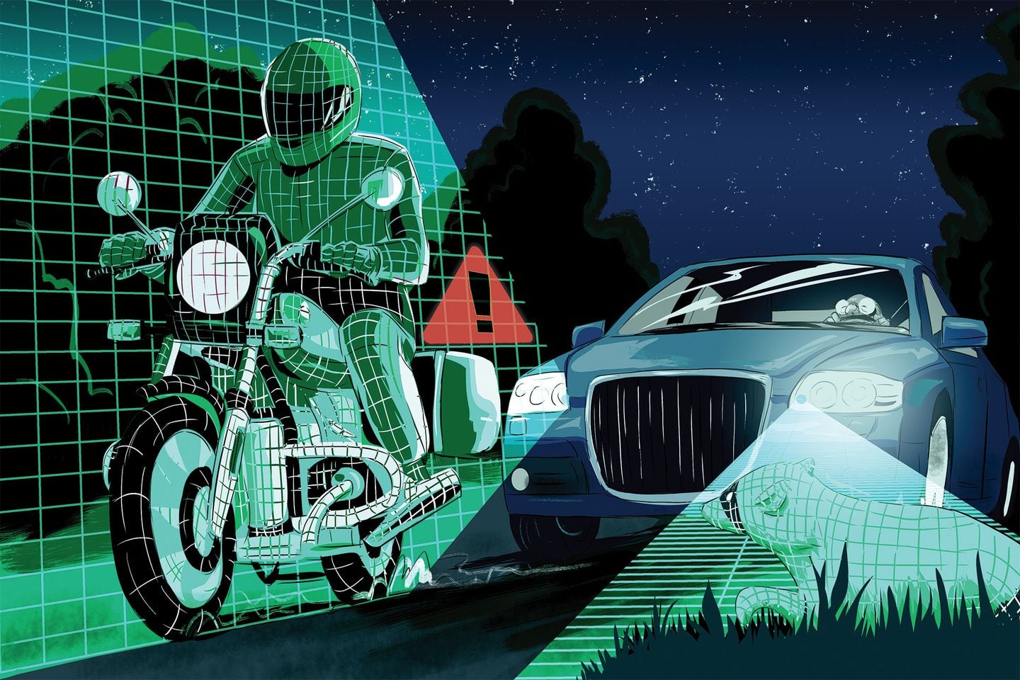 Will Autonomous Car Tech Help Drivers See Motorcyclists On The Road ...