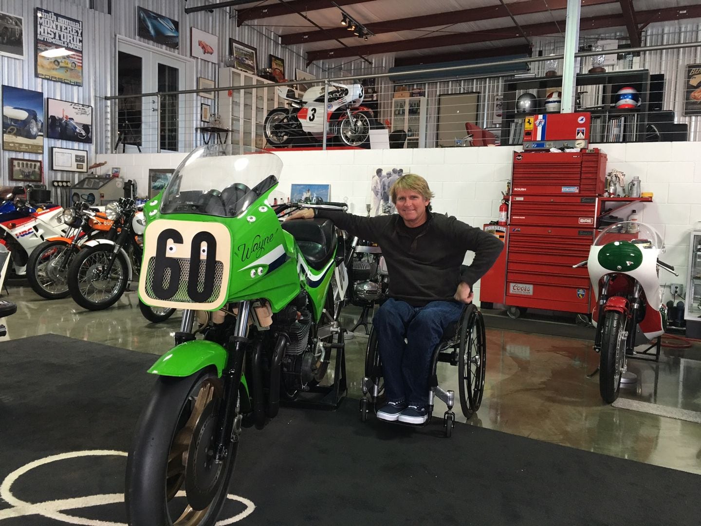 40 Years of AMA Superbike Racing Display at Honda Superbike Showdown of ...