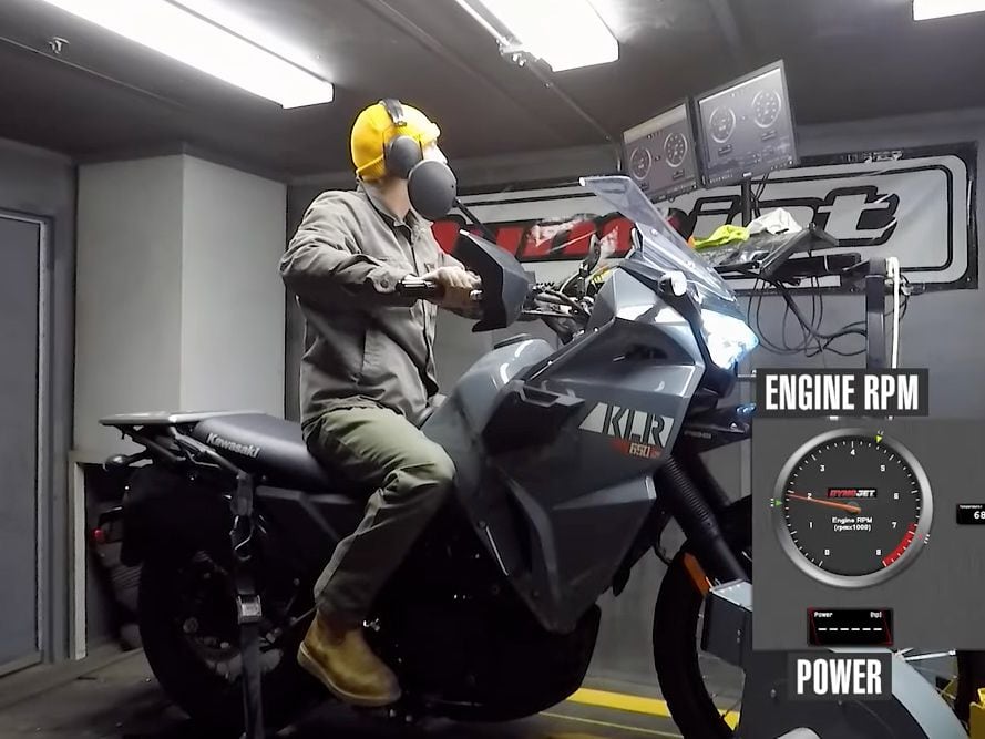 2023 Kawasaki KLR650 S Dyno Run | Cycle World