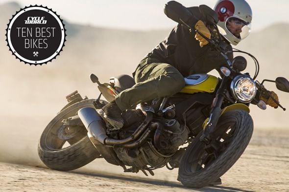 BEST MIDDLEWEIGHT STREETBIKE of 2015, Ducati Scrambler | Cycle World