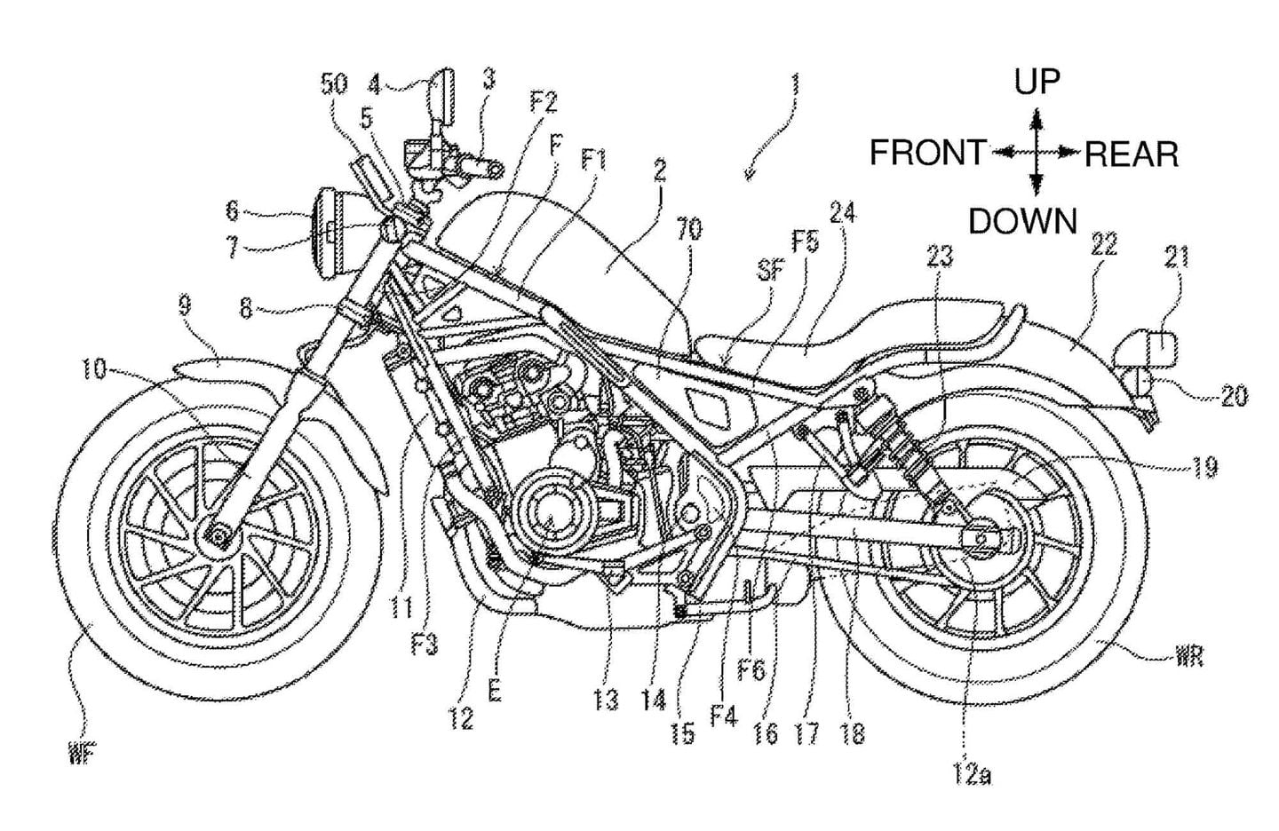 Honda Patents Point To Revamped Rebel | Cycle World