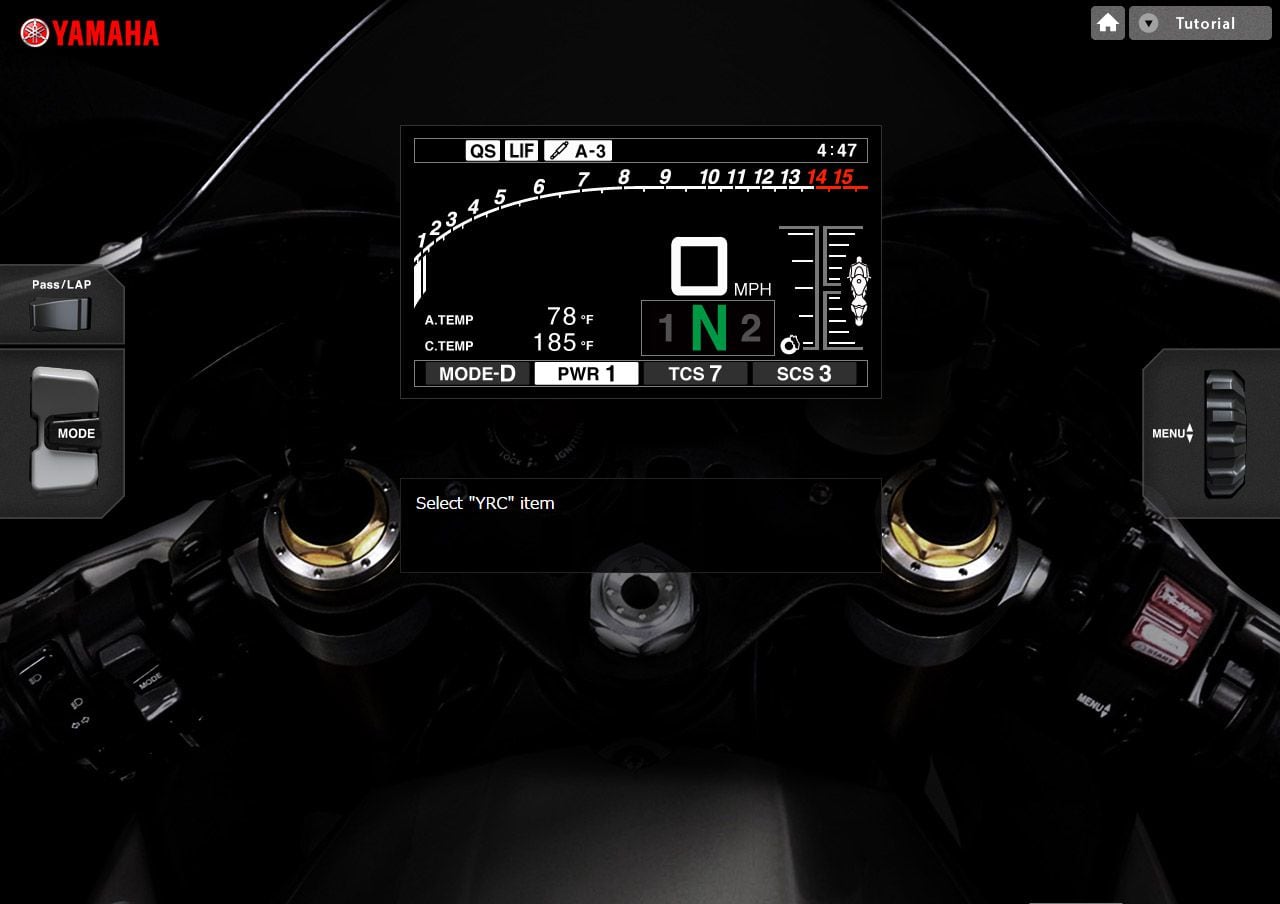 Interactive Fun: Here's How the 2015 Yamaha R1 Multi-Function Meter ...