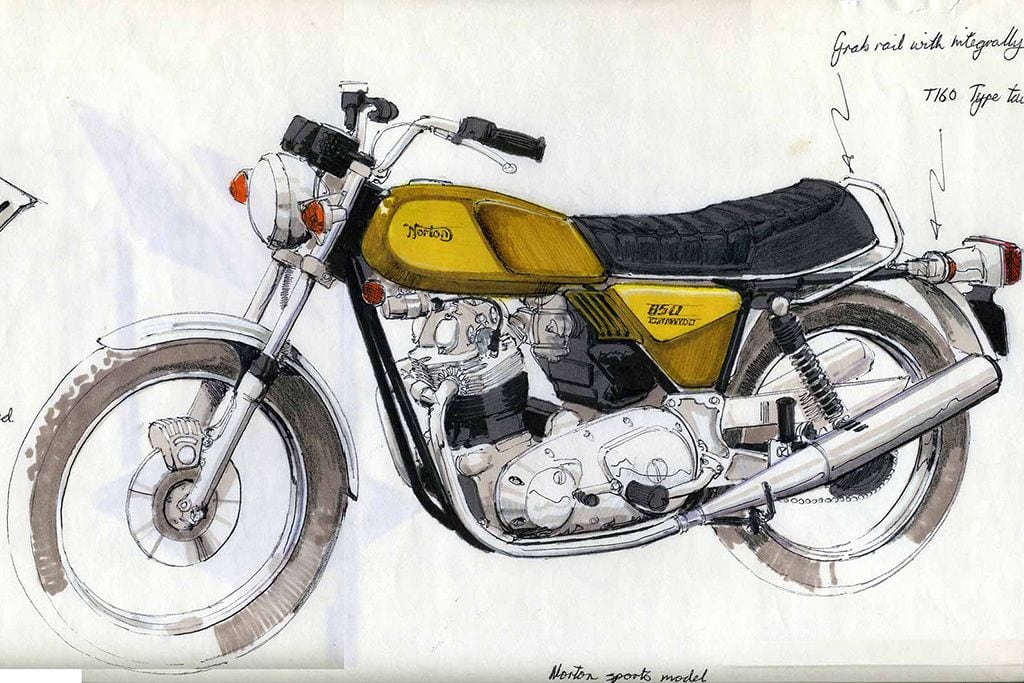 norton commando 750 interstate