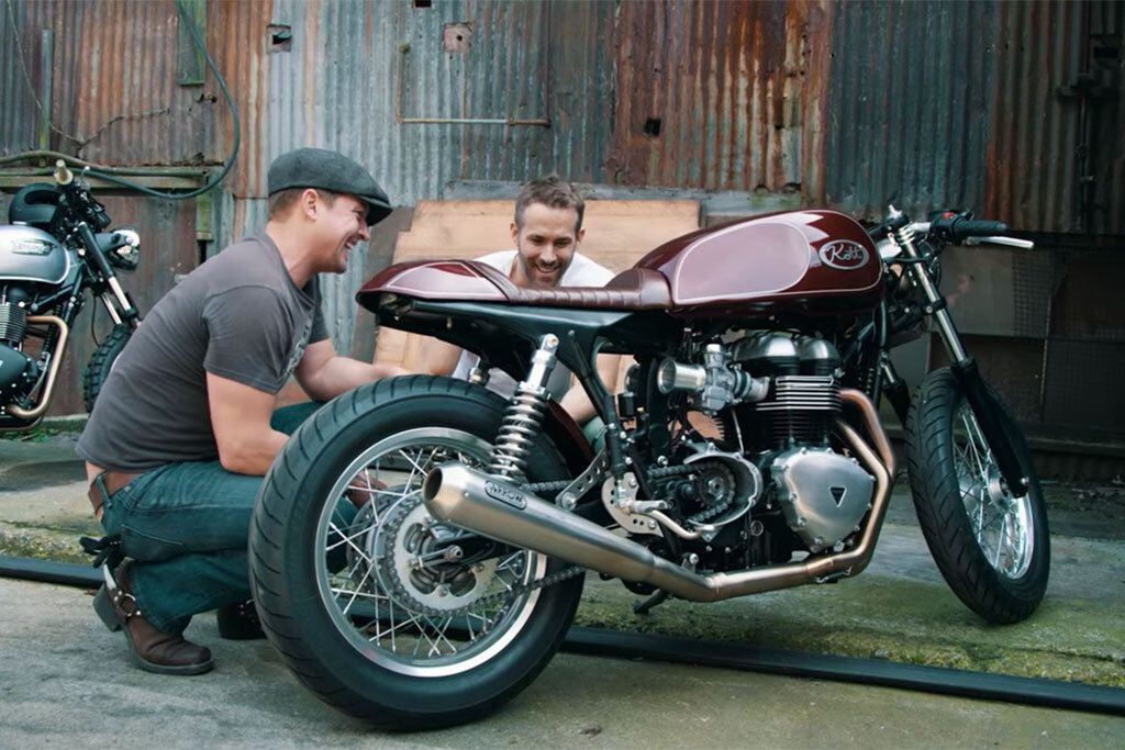 Ryan Reynolds' Triumph Thruxton Café Racer | Cycle World