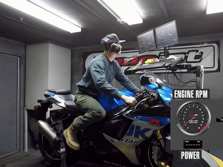 The 2022 Suzuki GSX-R750 Dyno Run | Cycle World
