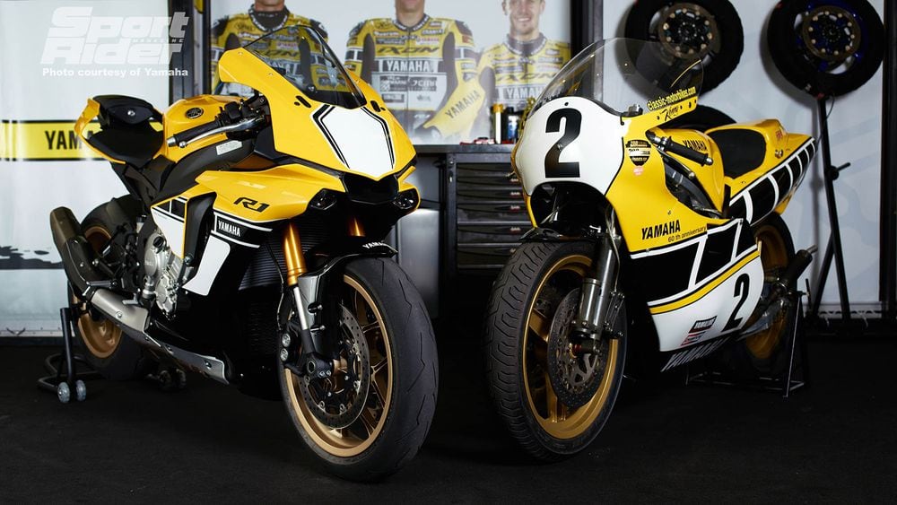 Yamaha R1 Yellow