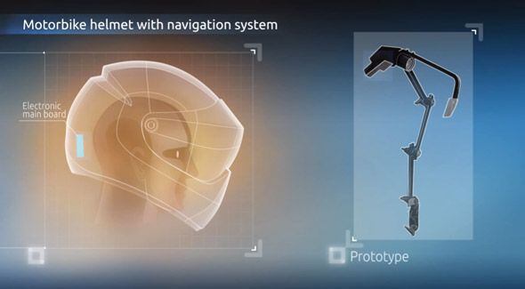 LiveMap Motorcycle Helmet Mounted Display Navigation System | Cycle World
