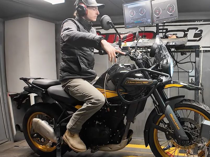 2024 Royal Enfield Himalayan 450 Dyno Run | Cycle World