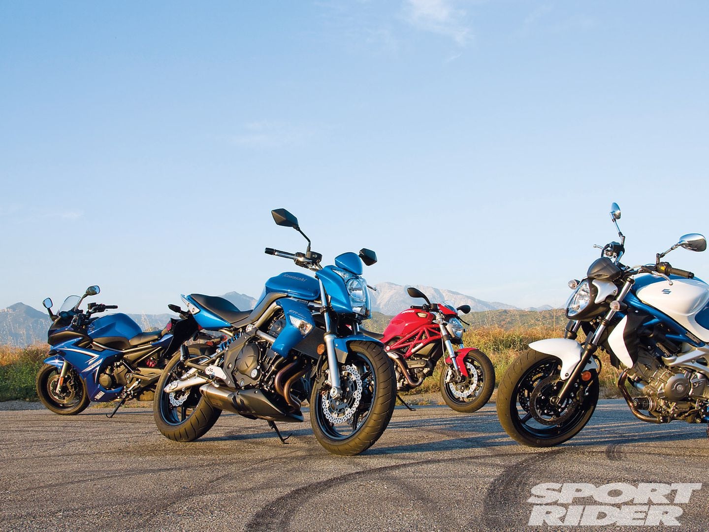 SR Comparison Test: Econo-Bike Shootout - 1 Step At A Time | Cycle World