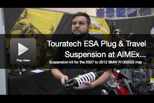 Touratech ESA Plug & Travel Suspension- AIMEXPO 2015 PRODUCT VIDEO ...