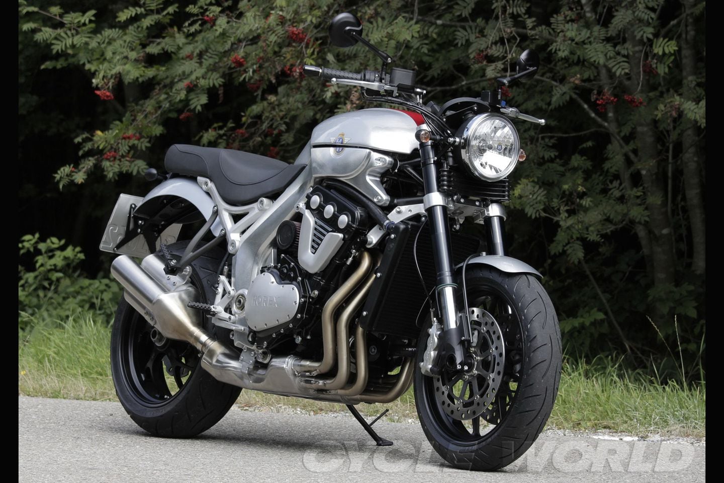 Horex VR6 Roadster Update- 1218cc engine, VR6-three overhead cam ...