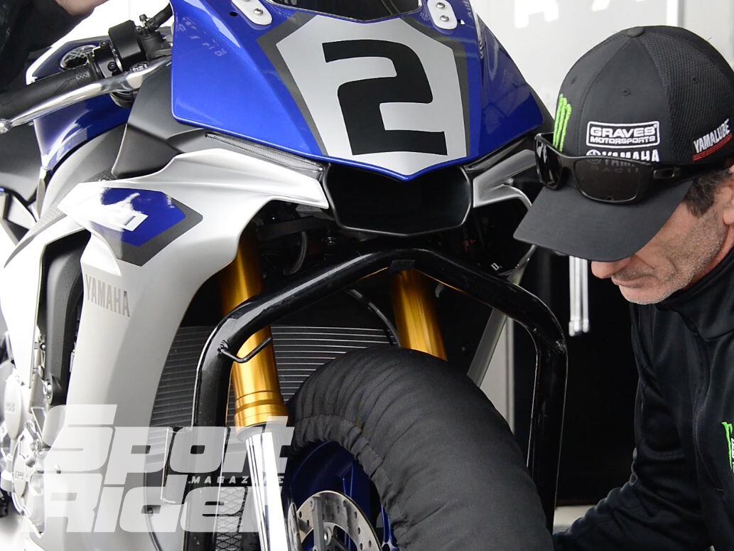 Video: First laps on new 2015 Yamaha R1 superbike | Cycle World