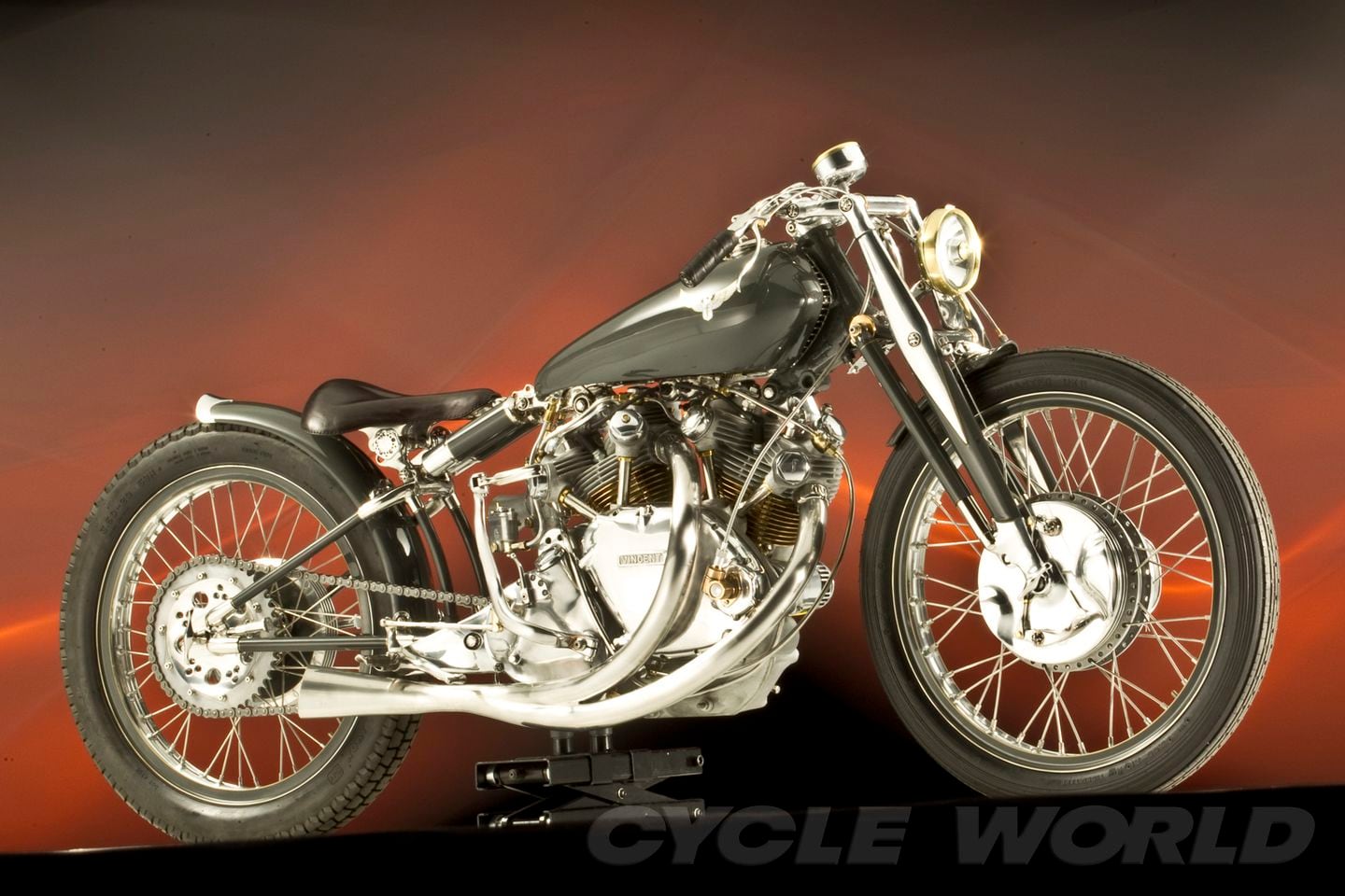 Falcon Motorcycle's Ian Barry- Deconstructed 1952 Vincent Black Shadow ...