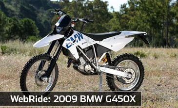 2009 BMW G450X First Ride Reviews- BMW G450X Enduro Bike Review | Cycle World