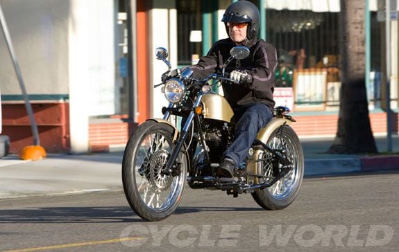 Vintage Bobber Motorcycle Heist