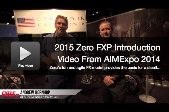 2015 Zero FXP Electric Motorcycle Introduction Video From AIMExpo 2014 ...