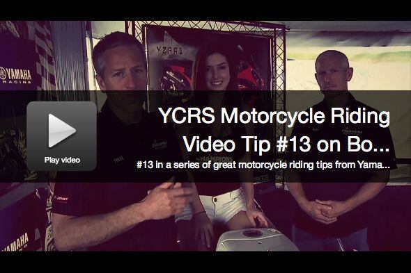 Motorcycle Riding Tips from Yamaha Champions Riding School- Video #13 ...
