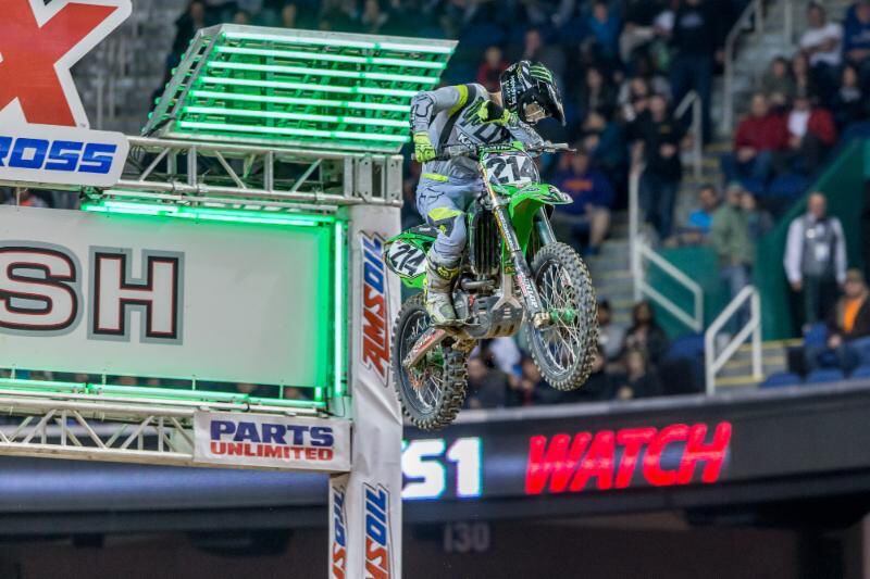 Kawasaki's Justin Forkner Sweeps Arenacross Main Events in Greensboro ...